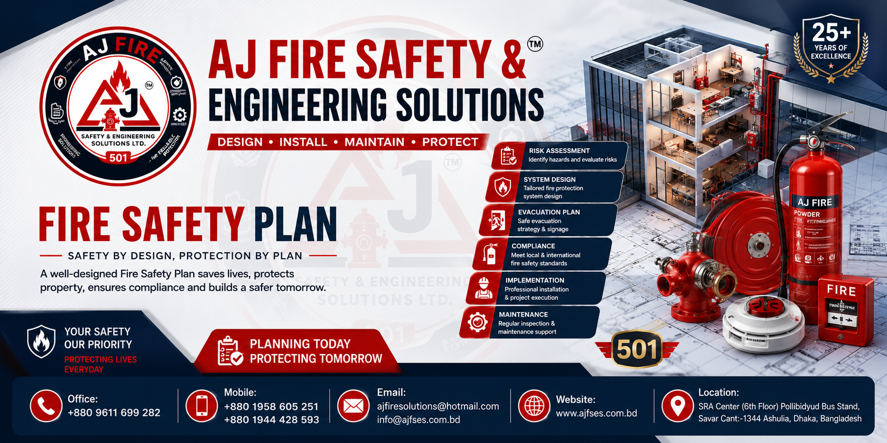 Fire Safety Plan Approval from FSCD Bangladesh | Fire License & FSCD ...